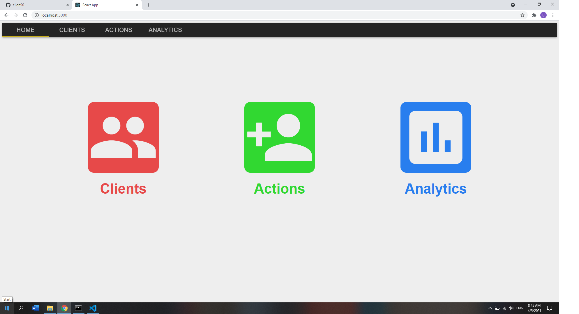 GitHub - eilon90/CRM-project: A comfortable CRM App using MySQL, react ...