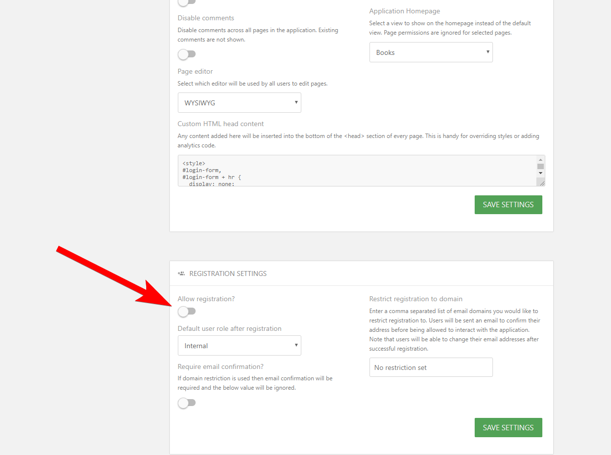 Add the option to disable the default Email/Password authentication option · Issue #1090 ...