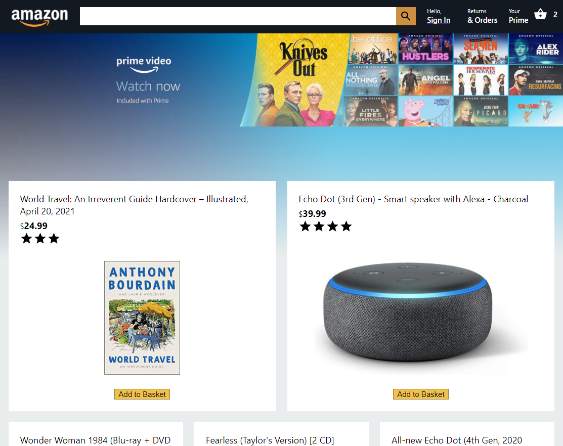 GitHub - inalo1/AmazonClone: Jeff Bezos who?! Look into this dynamic Amazon website clone!