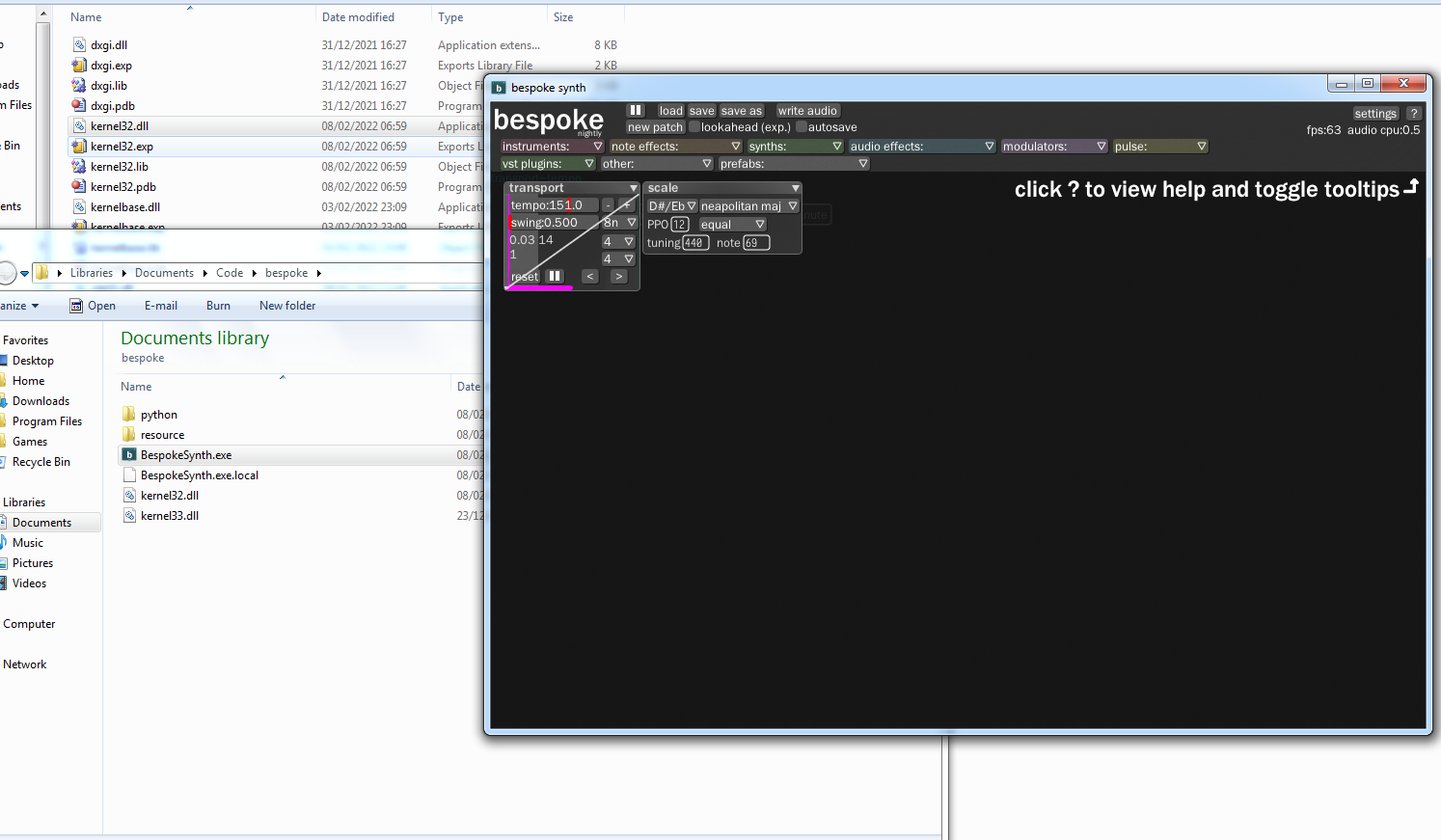 Windows 7 compatibility broken on bespoke nightly · Issue #736 · BespokeSynth/BespokeSynth · GitHub