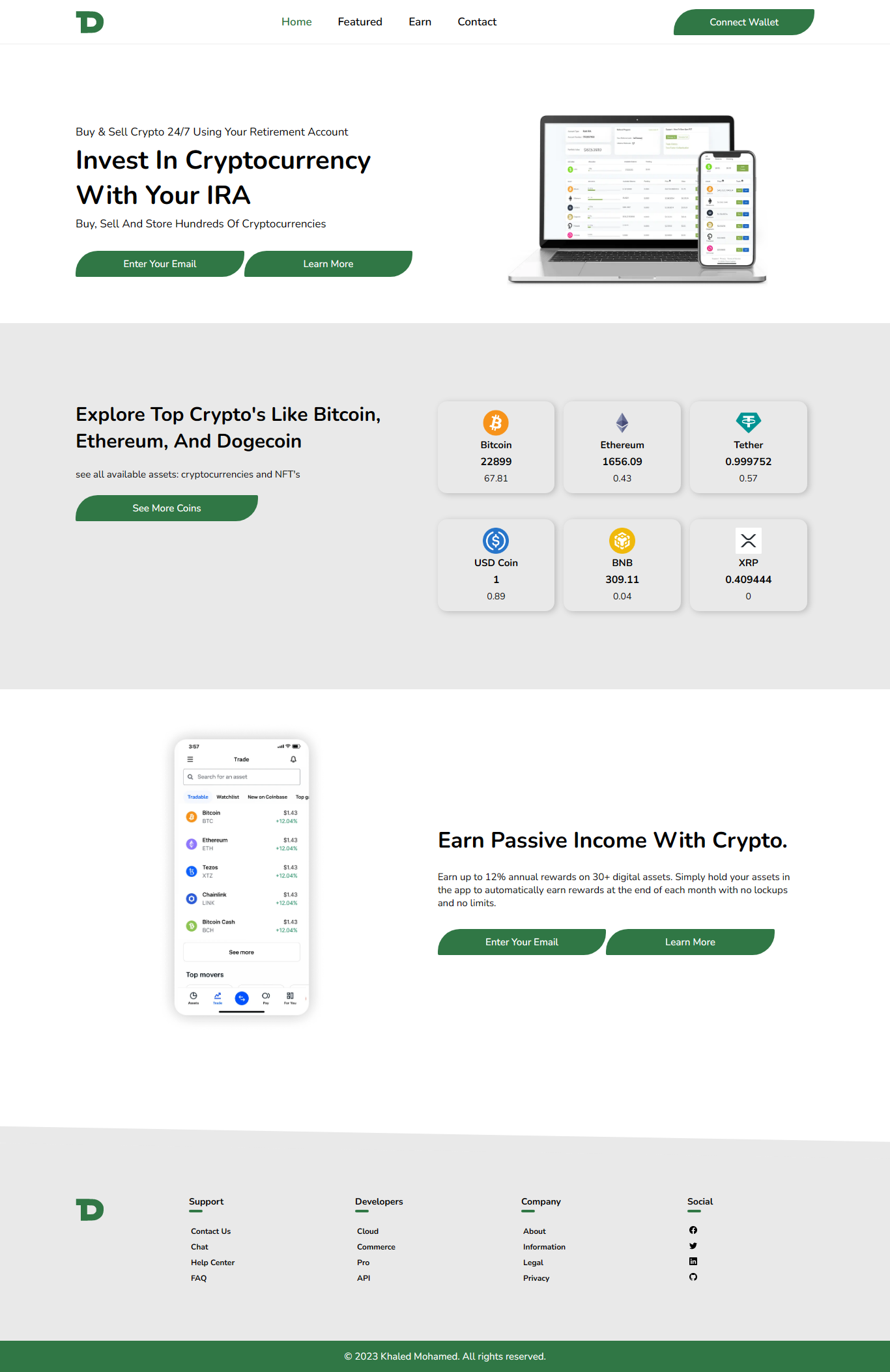 GitHub - krypton225/defi-app: Just a template which was created using React JS and style ...