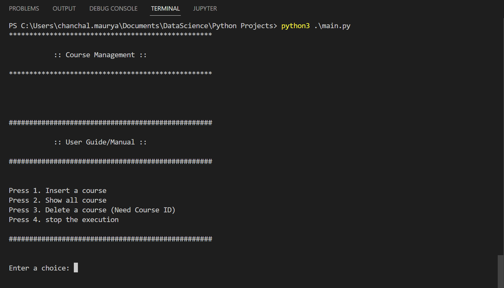 GitHub - chanchalkmaurya/Manage-database-using-Python: An application that manages the database ...