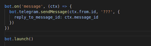 Reply Message To Id Problem · Telegraf Telegraf · Discussion 1582 · Github