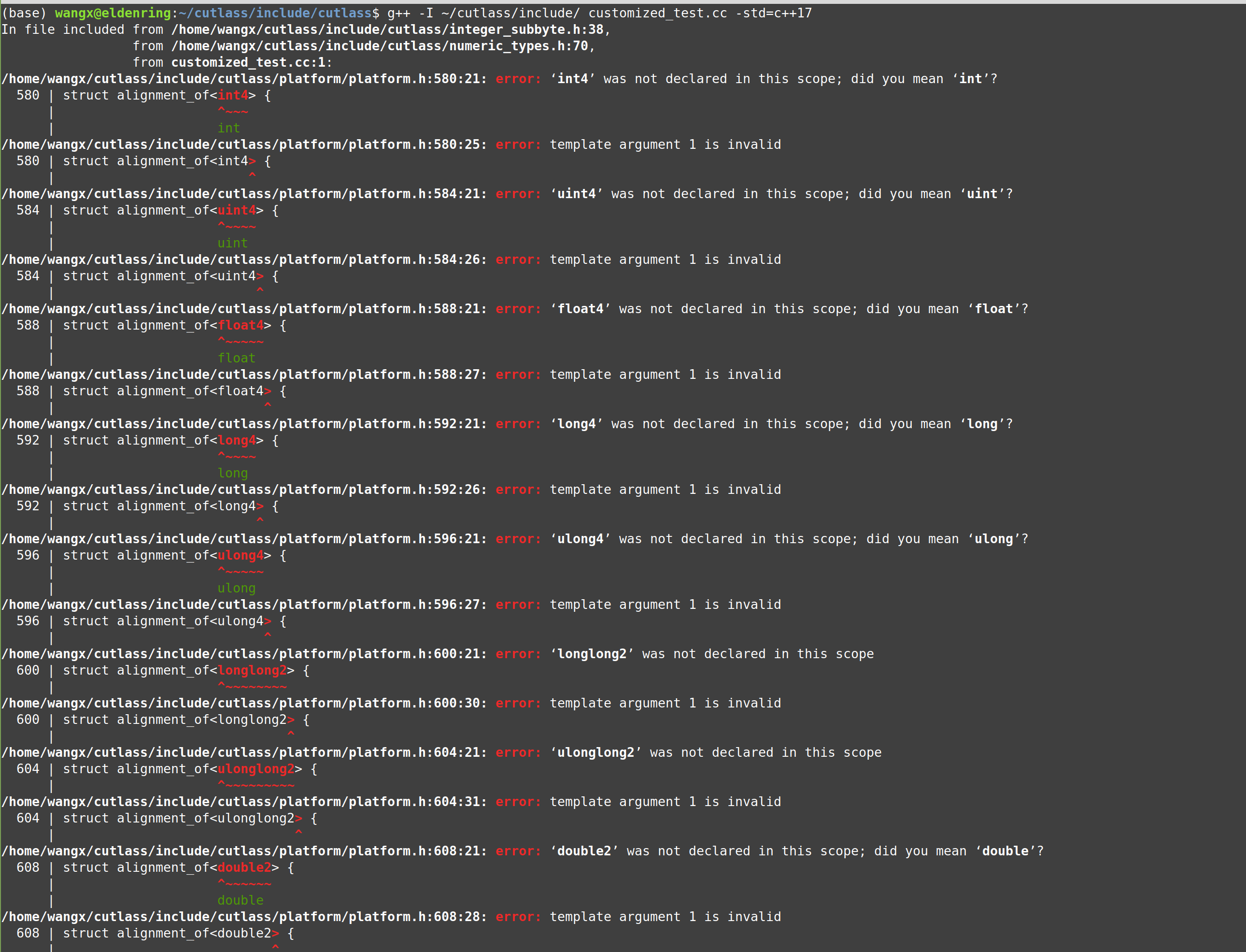 [QST]Sample code cannot run · Issue #420 · NVIDIA/cutlass · GitHub