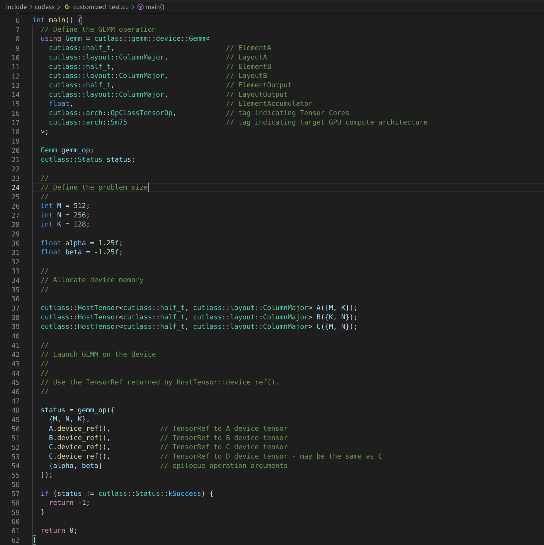 [QST]Sample code cannot run · Issue #420 · NVIDIA/cutlass · GitHub