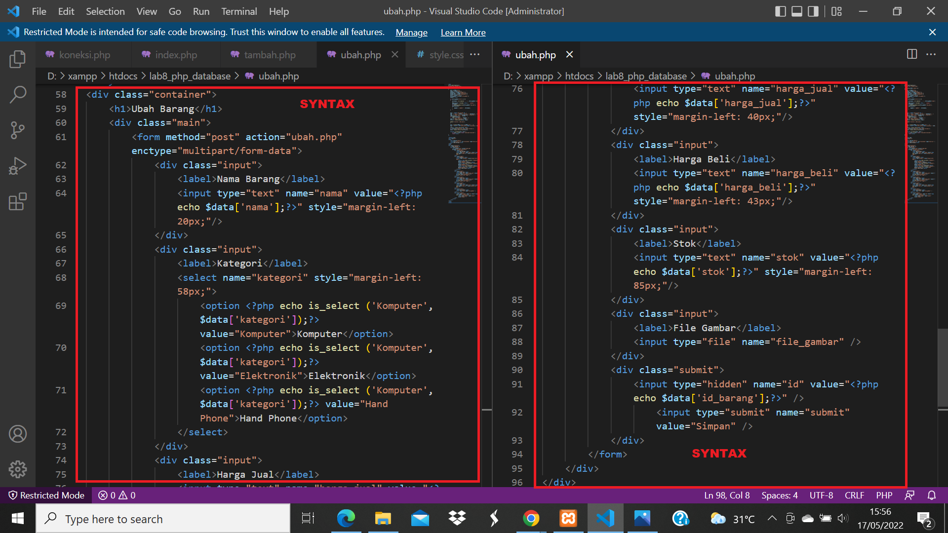 GitHub - eryshandy22/Lab8Web