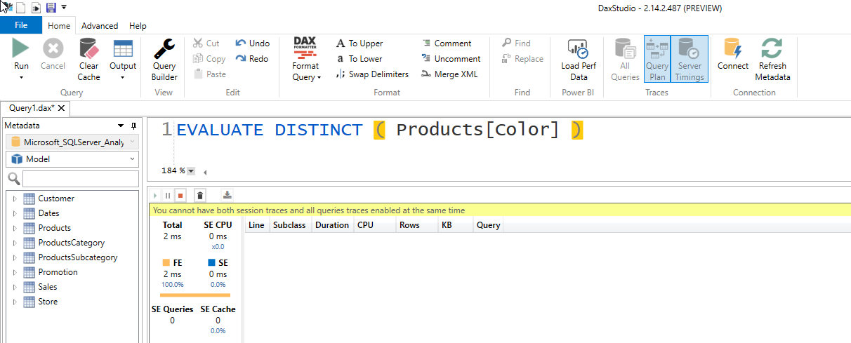Server Trace not working in Excel · Issue #514 · DaxStudio/DaxStudio · GitHub