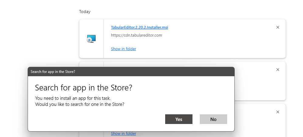 TE 2 Asking for a dependency? · Issue #1149 · TabularEditor/TabularEditor · GitHub