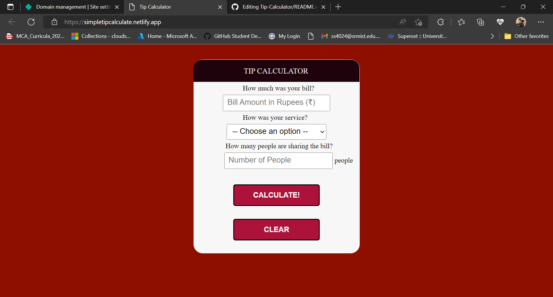 GitHub - itsshivamsrivastava/Tip-Calculator: This is simple Tip ...