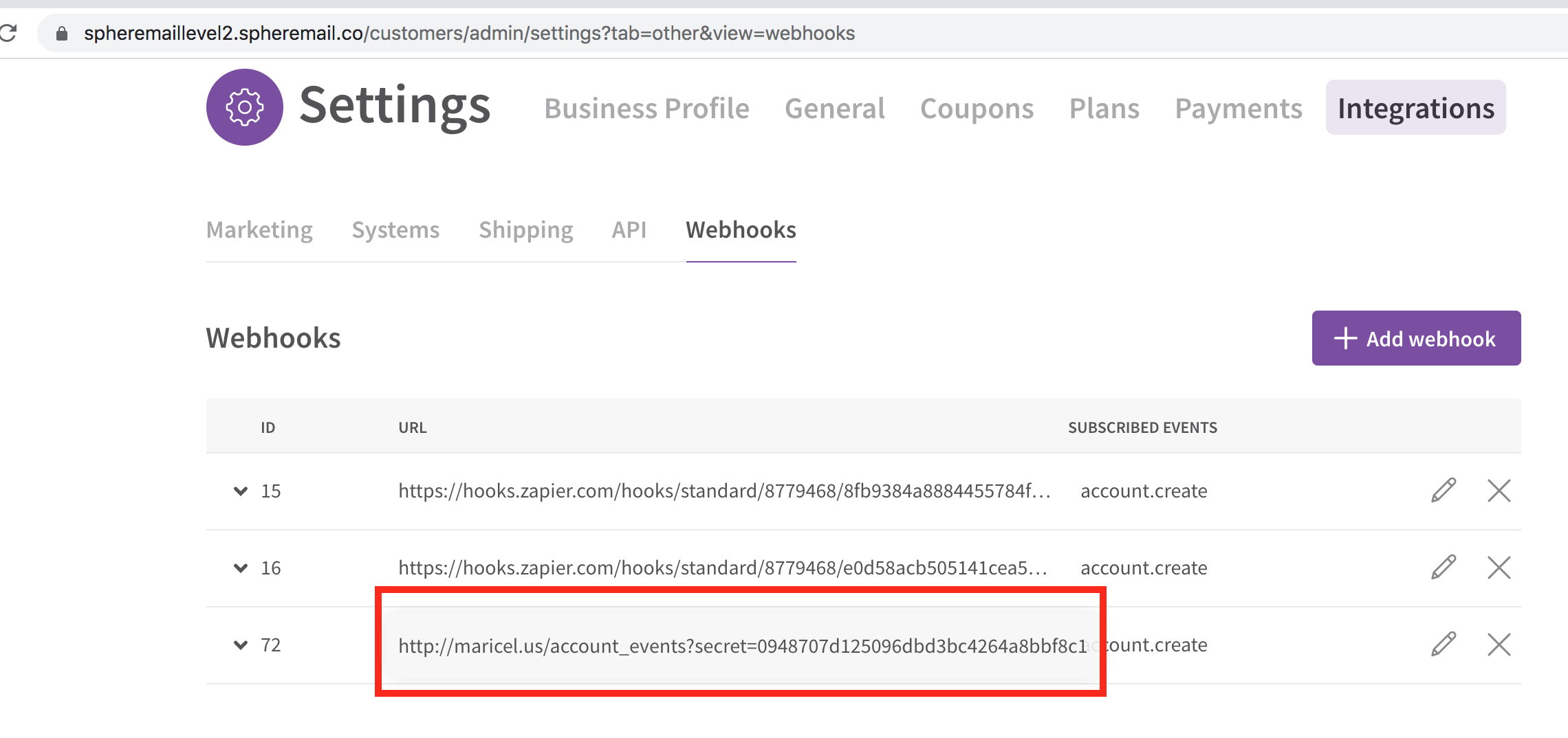 GitHub - msinishin/sph-webhooks-example: Sphermail webhooks example