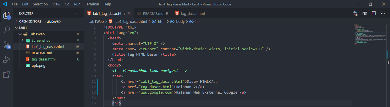 GitHub - alridwanluthfi00/Lab1Web