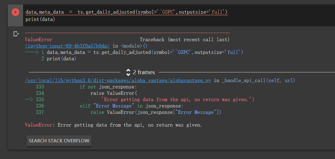 Why can't I get data of S&P 500? · Issue #264 · RomelTorres/alpha_vantage · GitHub