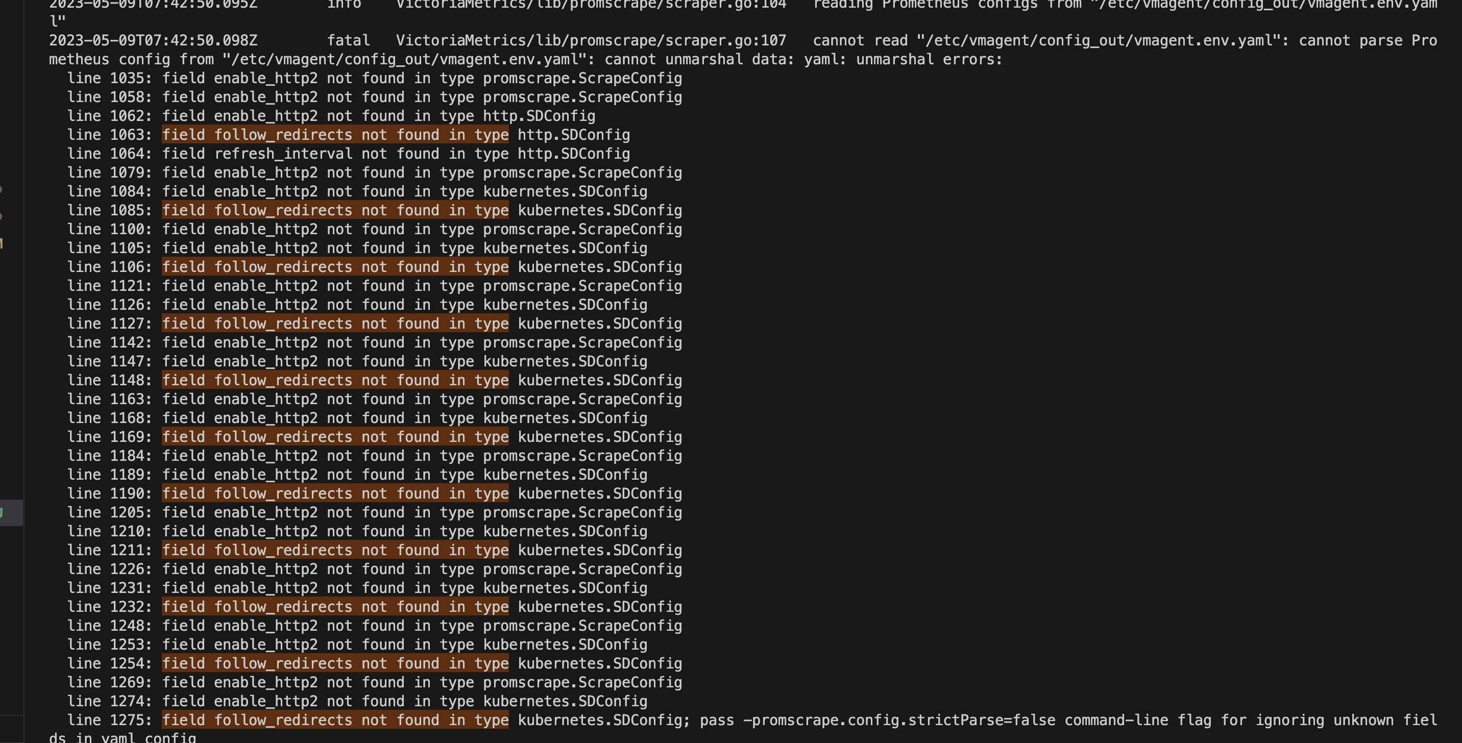 Vmagent Not All Prometheus Config Params Are Supported · Issue 4274 