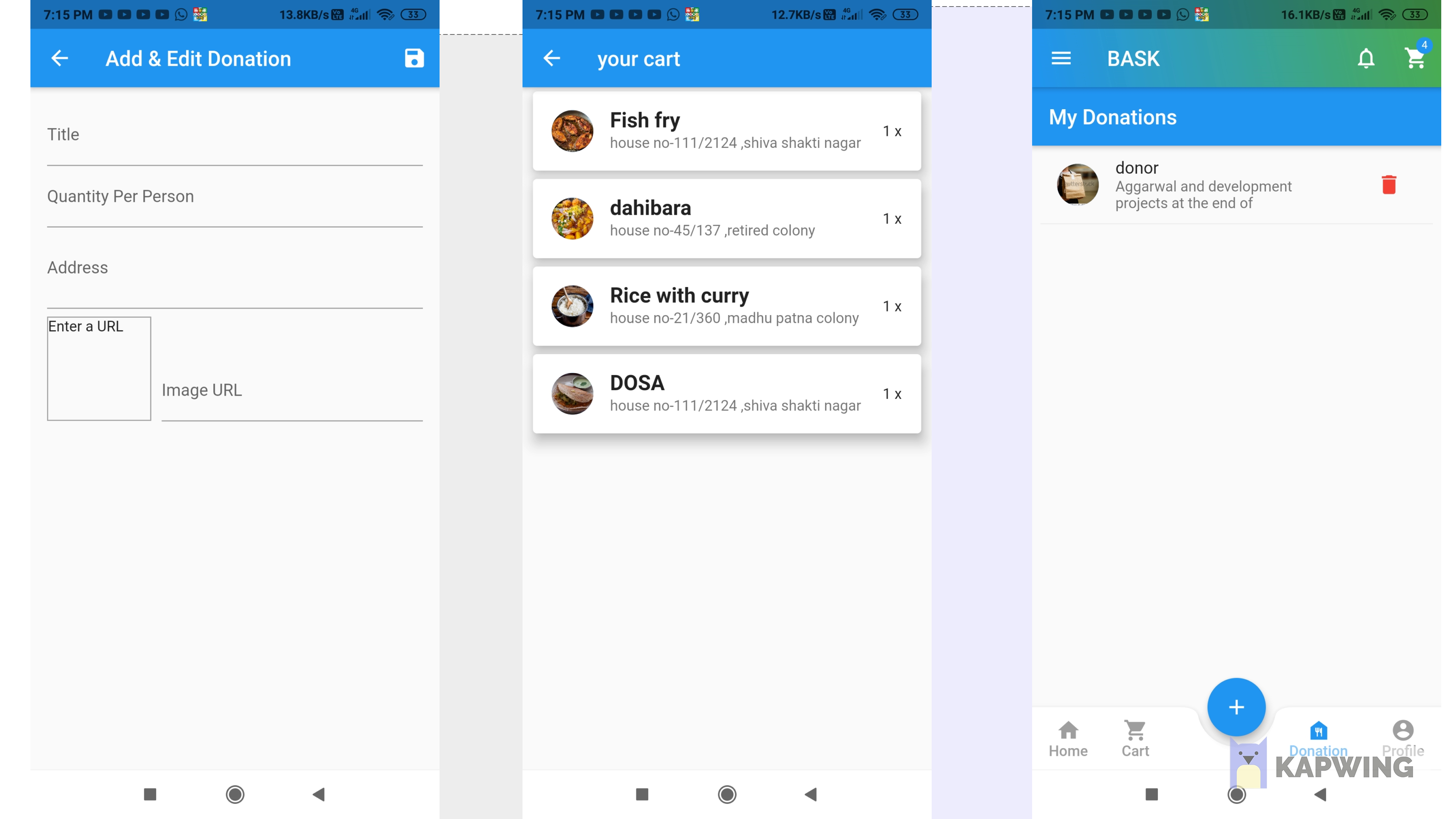 GitHub - Santanu-Kumar-prusty/BASK-Food-Donation-App
