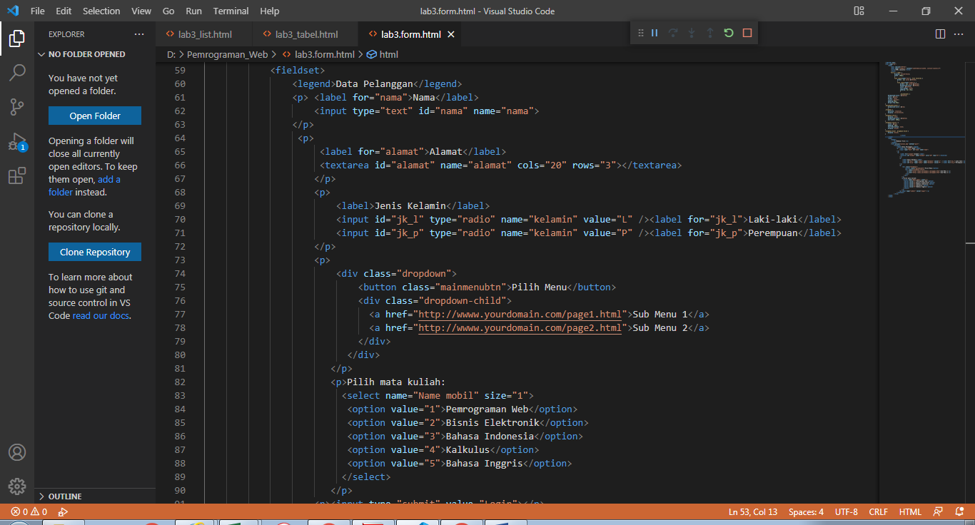 GitHub - Wirlian/Lab3Web