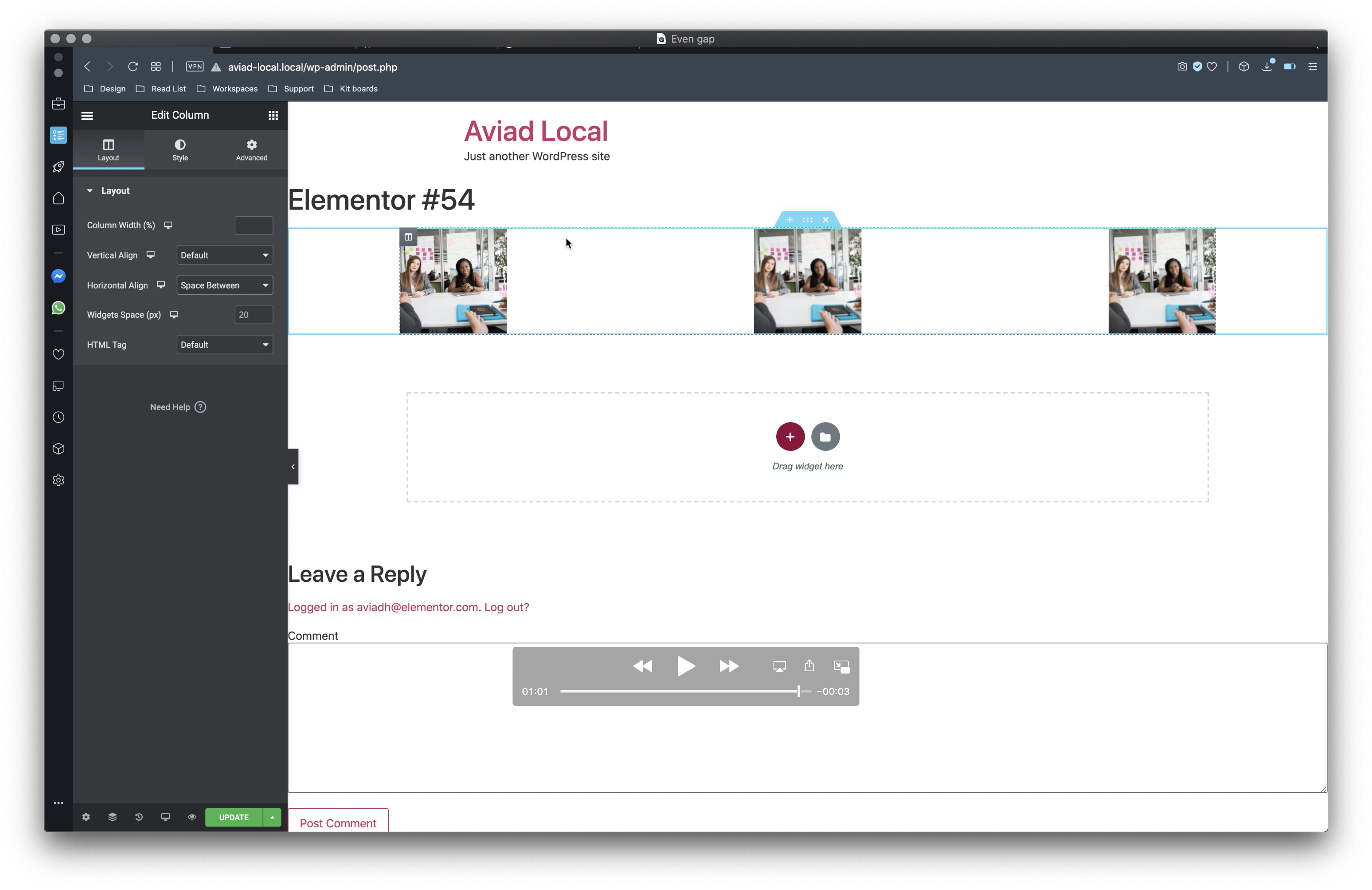 Different section columns gap causing different outer line of the elements · Issue #13003 ...