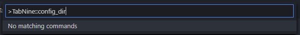 TabNine::config_dir doesn't work · Issue #197 · codota/tabnine-vscode · GitHub