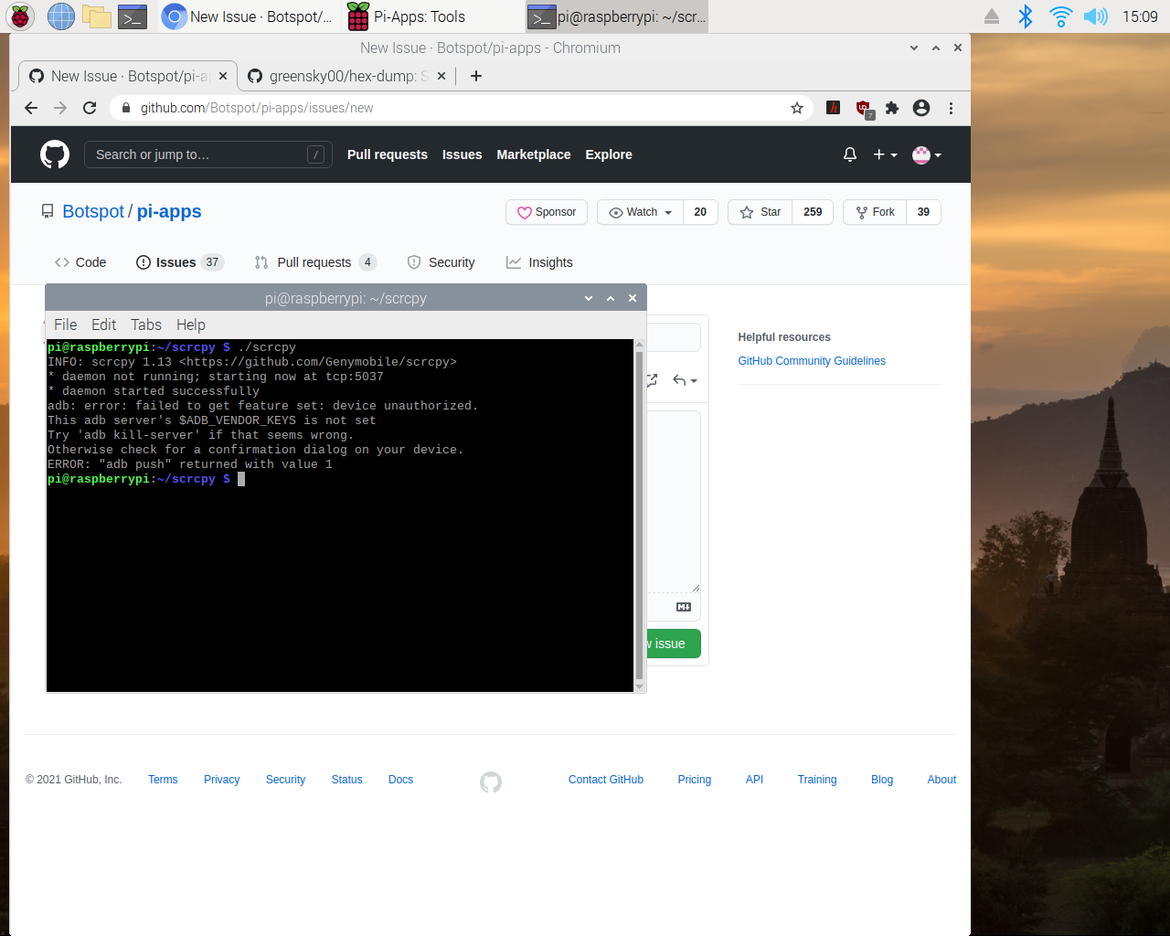 Scrcpy · Issue #437 · Botspot/pi-apps · GitHub