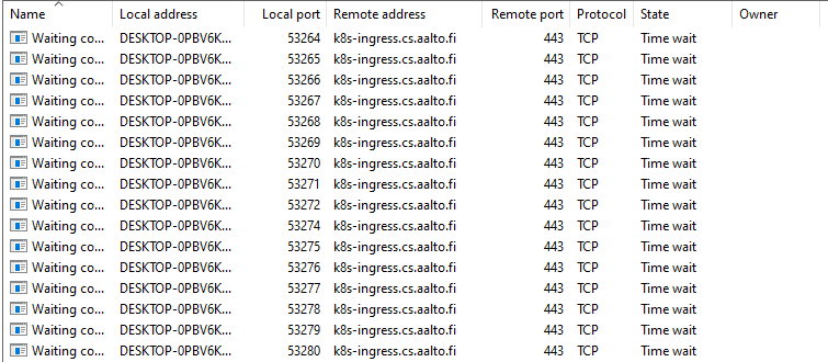 HTTP requests wastefully spawn new connections · Issue #945 · Aalto ...