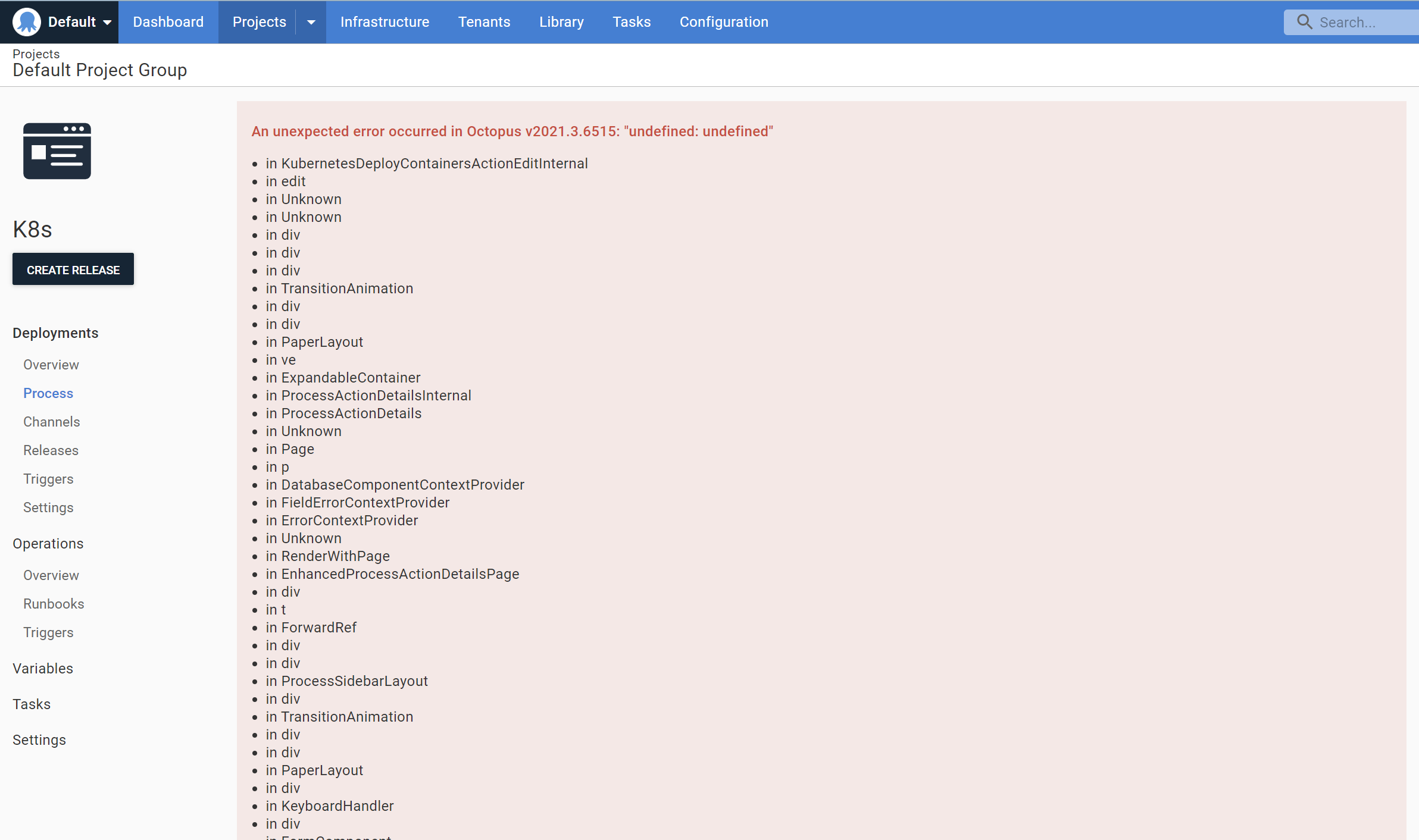 Deploy Kubernetes Containers Process Page Breaks If Invalid Yaml Is 1798