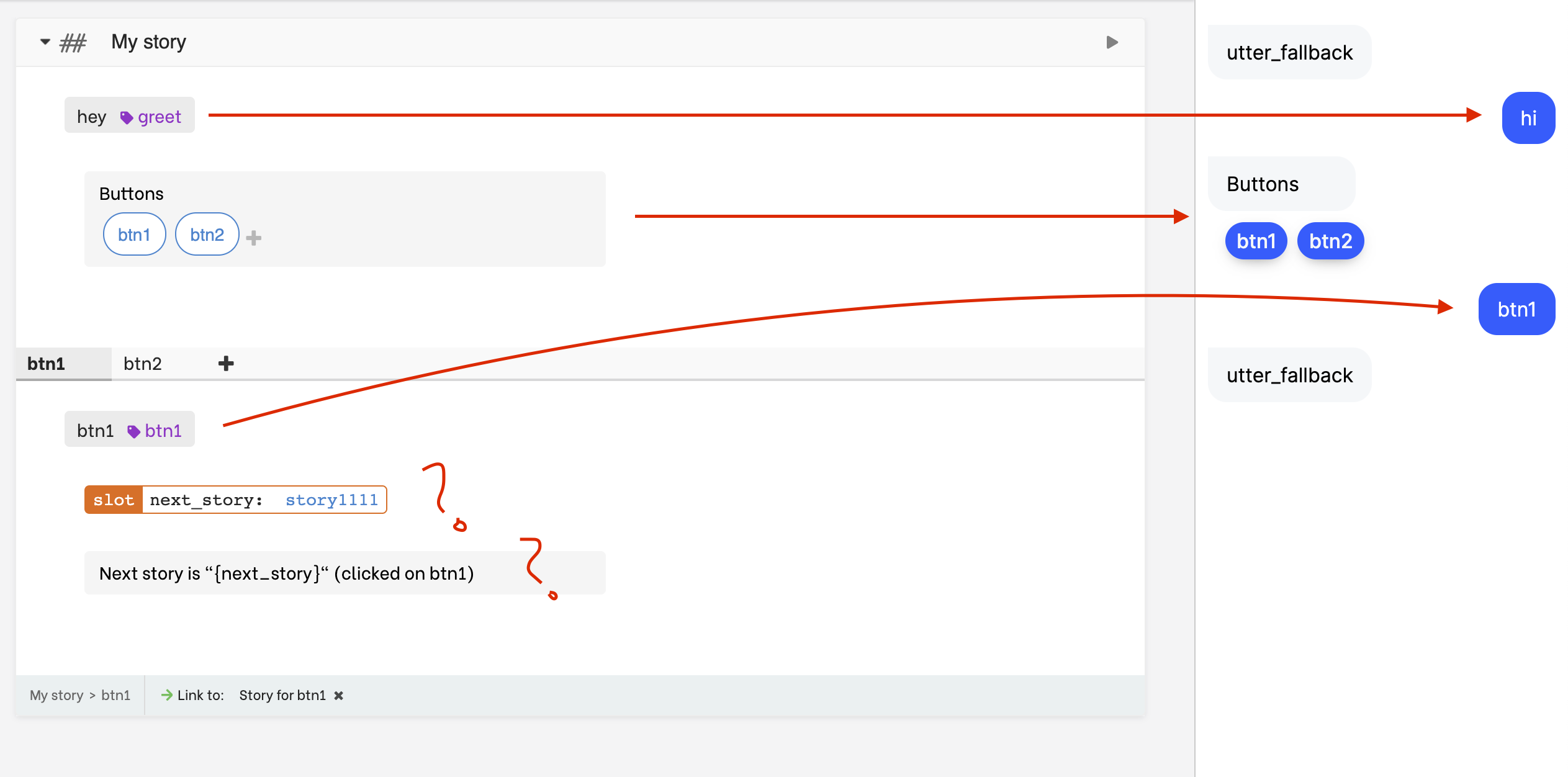 Auto filing a slot · Issue #866 · botfront/botfront · GitHub