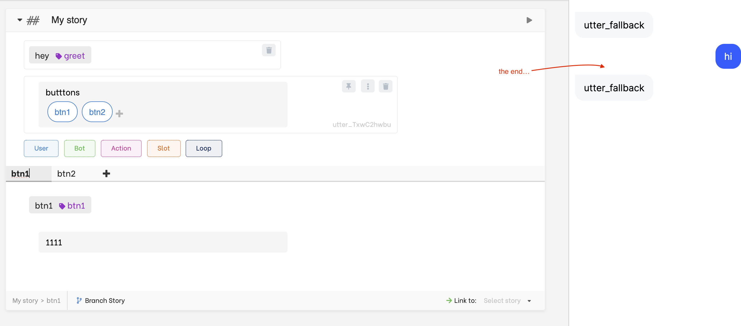 Auto filing a slot · Issue #866 · botfront/botfront · GitHub