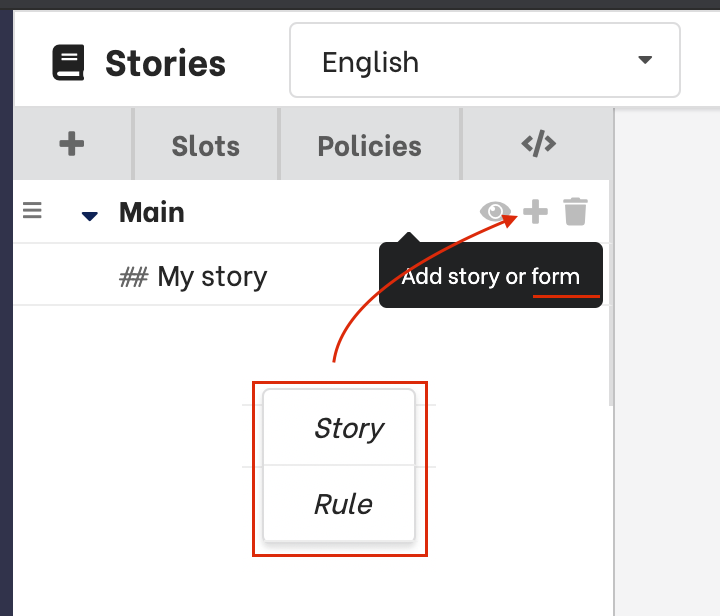 Create a form · Issue #867 · botfront/botfront · GitHub