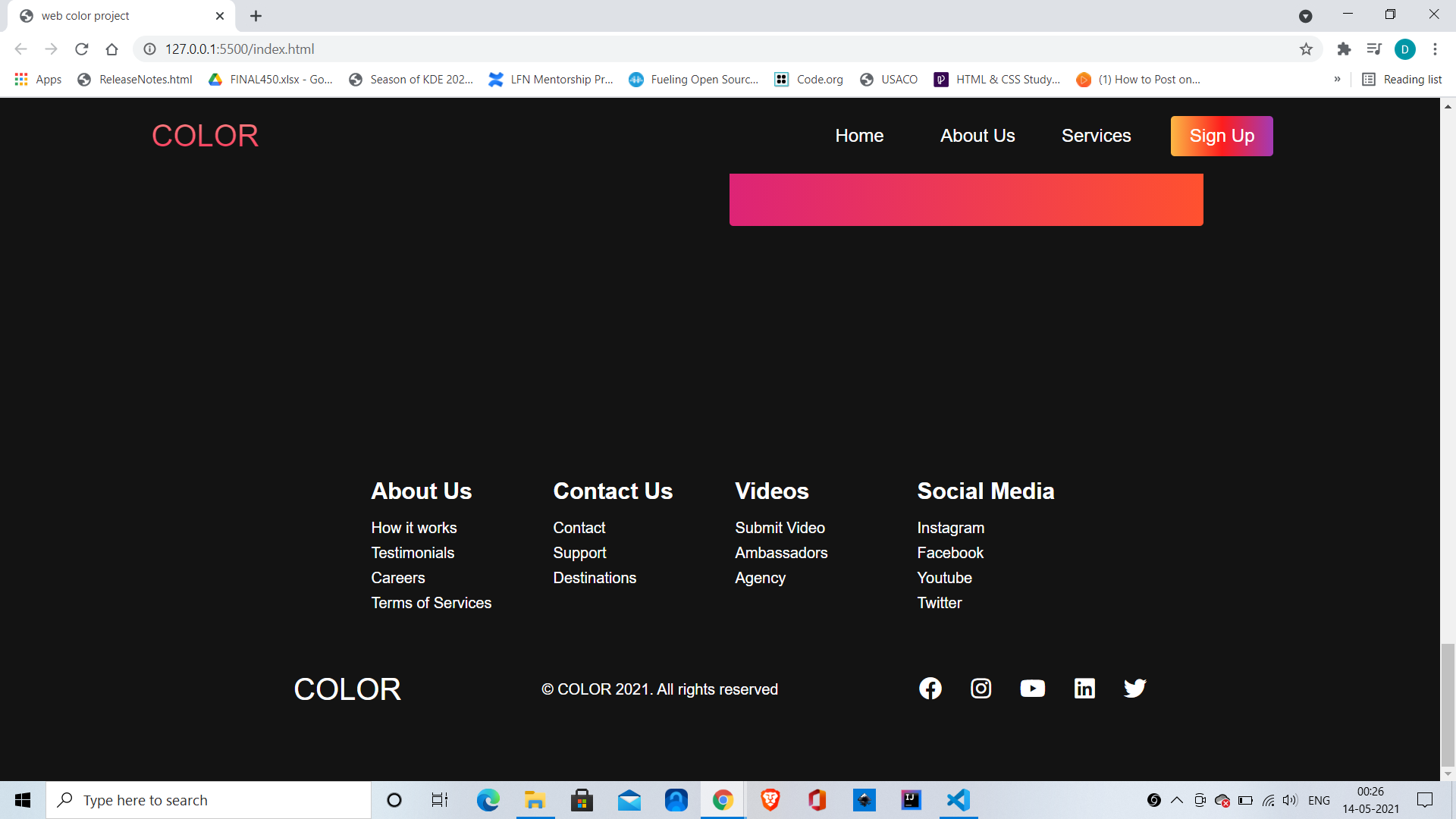 GitHub - deepanshu-aggarwal/COLORS: It is a responsive dummy website completely made with HTML5 ...