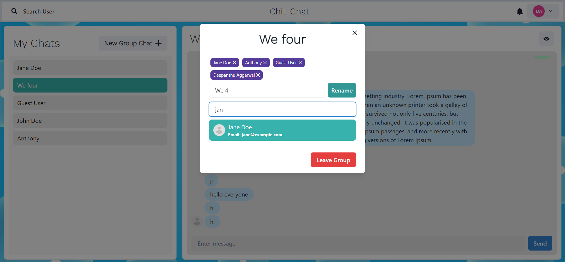 GitHub - deepanshu-aggarwal/Chit-Chat