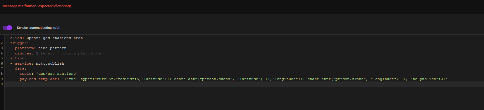 Automation malformed · Issue #10 · Skons/hassio-addons · GitHub