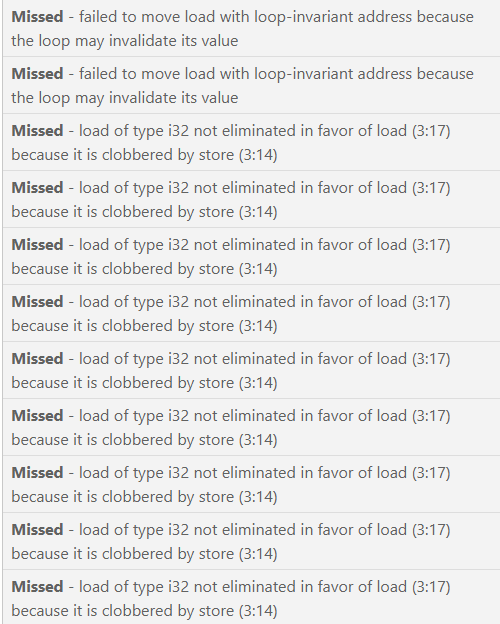 Bug Optimization Remarks Are Duplicated · Issue 3989 · Compiler Explorercompiler Explorer 