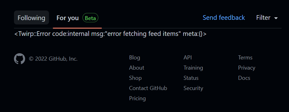 "For you" errs with ` ` · community · Discussion #35216 · GitHub