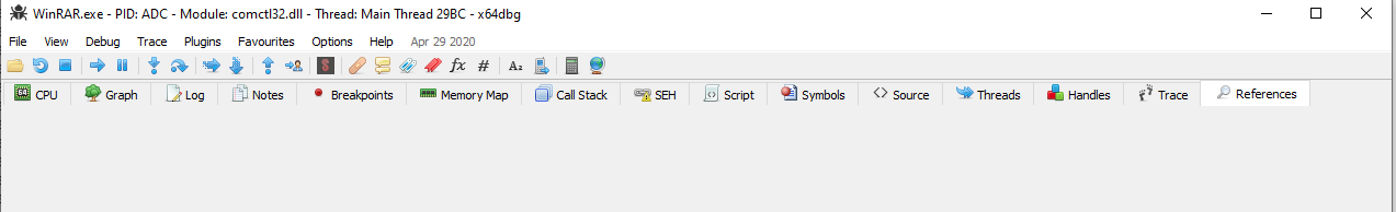 After closing all References tabs, no way to return them · Issue #2331 · x64dbg/x64dbg · GitHub