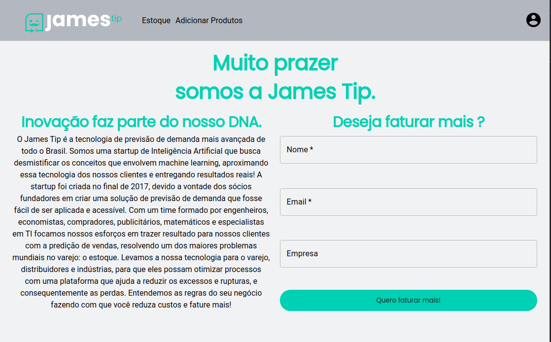 GitHub - AdrianAmerico/portal-james: Teste técnico cedido pela James ...