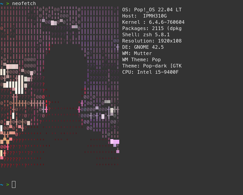 Add ANSI 8-bit Support · Issue #2376 · dylanaraps/neofetch · GitHub