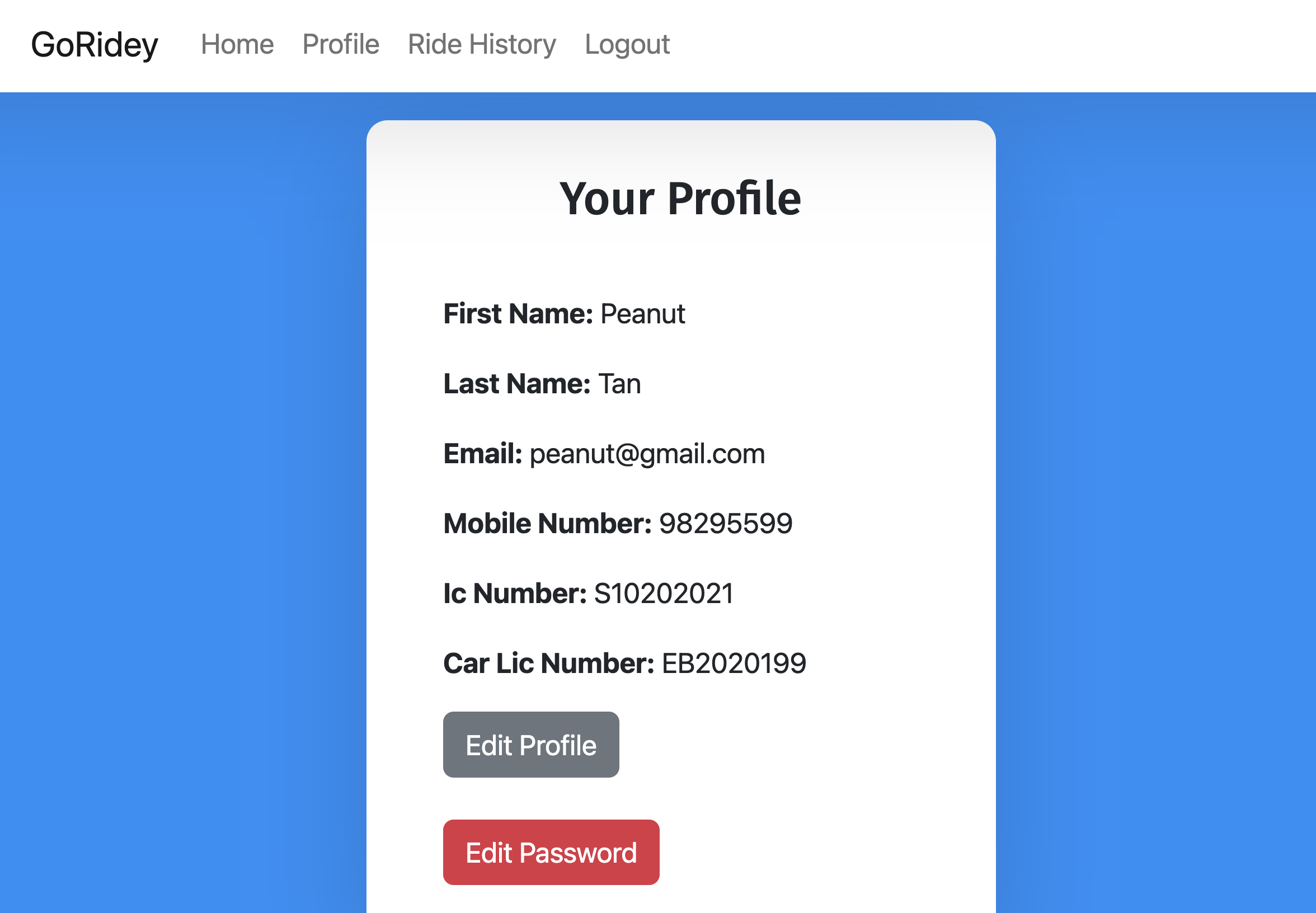 GitHub - Chen-Han-TX/GoRidey: ETI Assignment 1 - Cloud Native Application