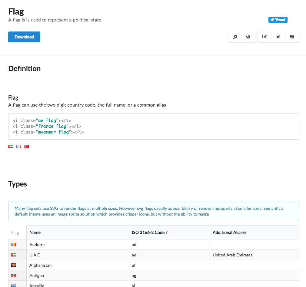 新增 Flags，新的國旗元件 · Issue #525 · teacat/tocas · GitHub