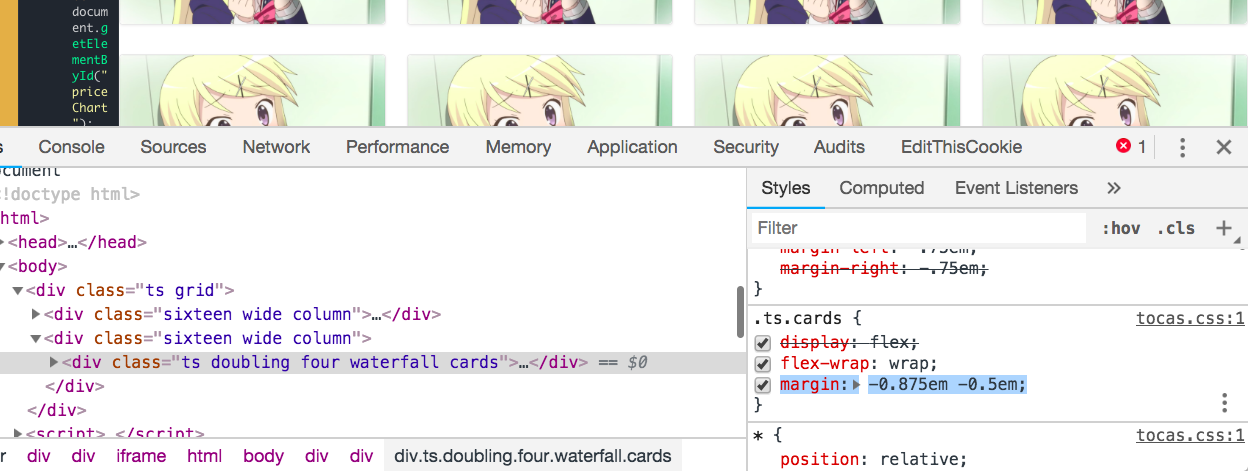 與 chart.js 配合時卡片功能異常 · Issue #611 · teacat/tocas · GitHub