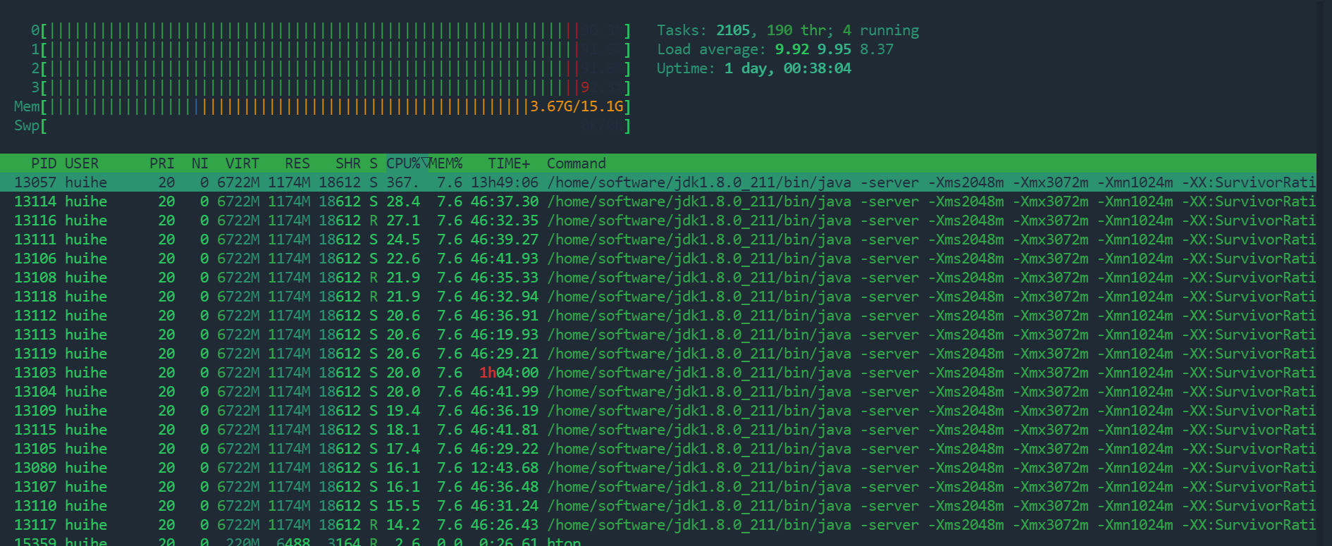 canal 1.1.5版本启动同步后四核cpu瞬间彪满 · Issue #4194 · alibaba/canal · GitHub