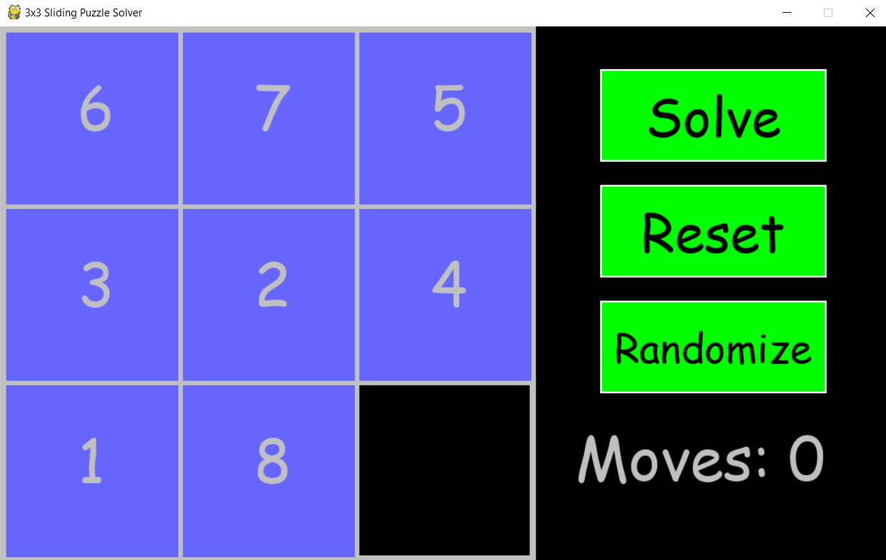 Sliding Puzzle Solver Sliding Block Solver Swhshish