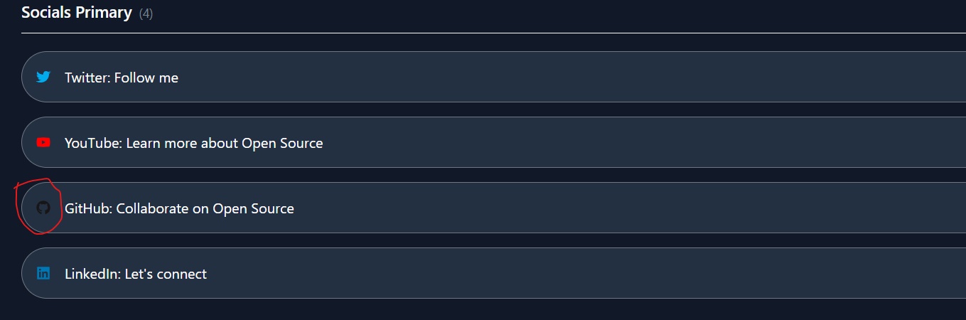 Userlink Github Icon Not Visible Correctly When Dark Mode Is On · Issue 6579 