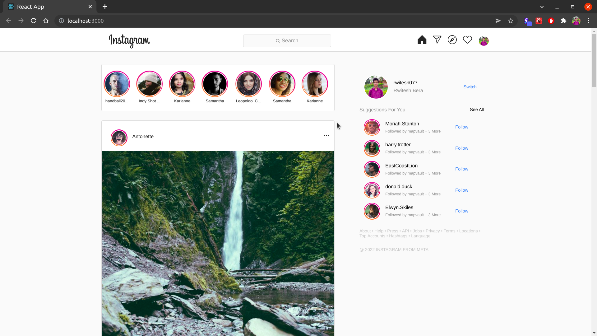 GitHub - rwiteshbera/Instagram-clone-react