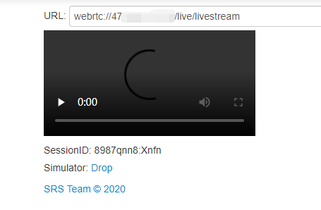 webrtc拉流黑屏 · Issue #3032 · ossrs/srs · GitHub
