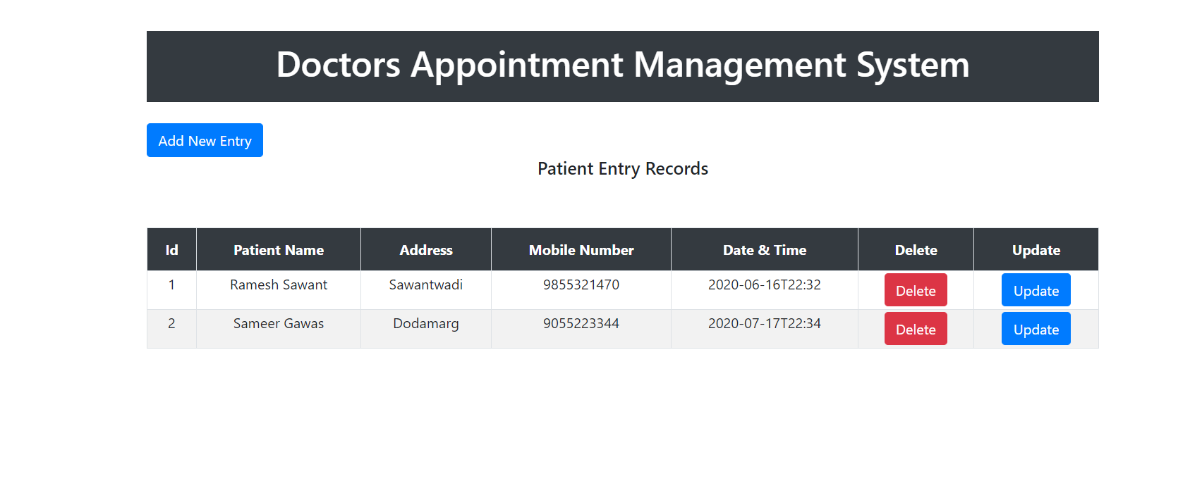 GitHub - VishnuGawas07/doctor_appointment_mgmt_sys: The purpose of this ...