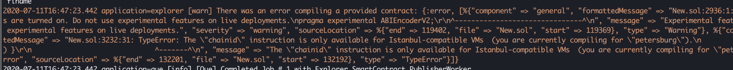 Verify code fail on Blockscout but success on Etherscan · Issue #3191 · blockscout/blockscout ...