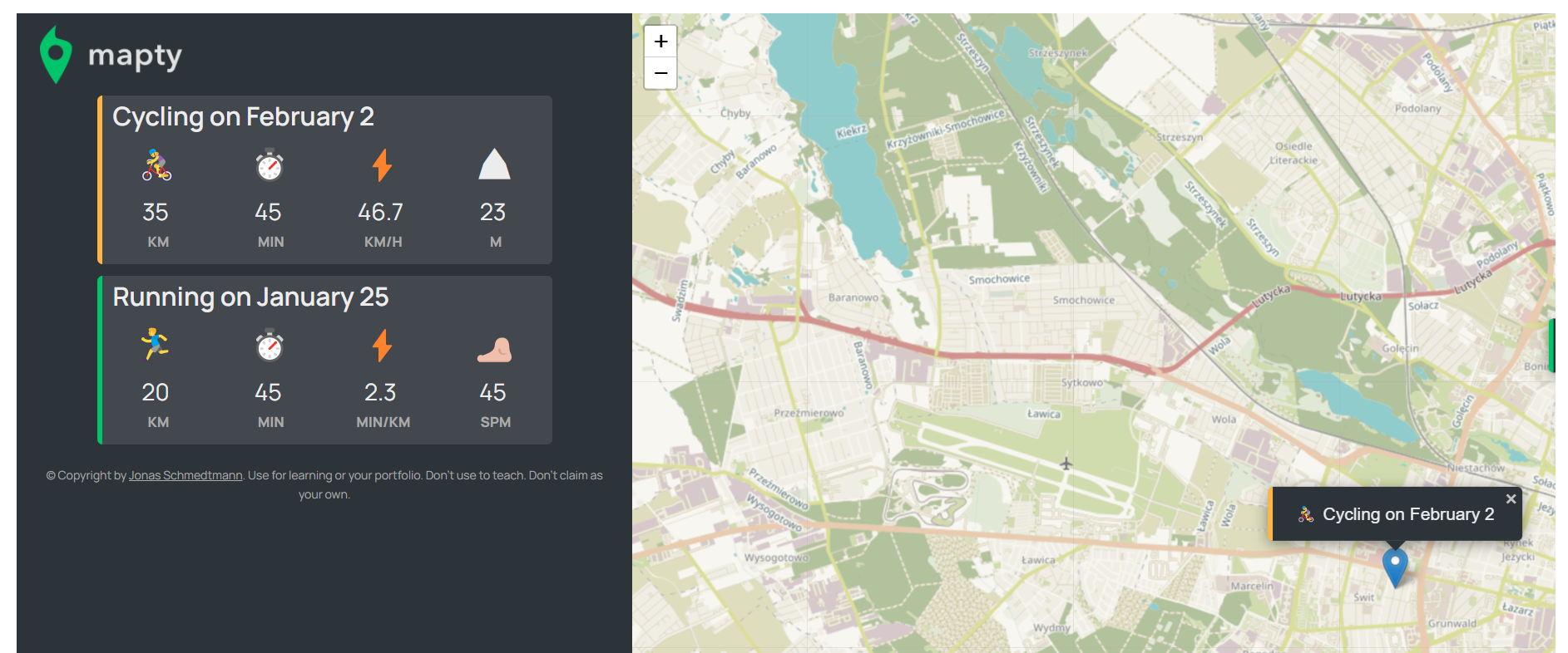 GitHub - Szadziu/MaptyApp