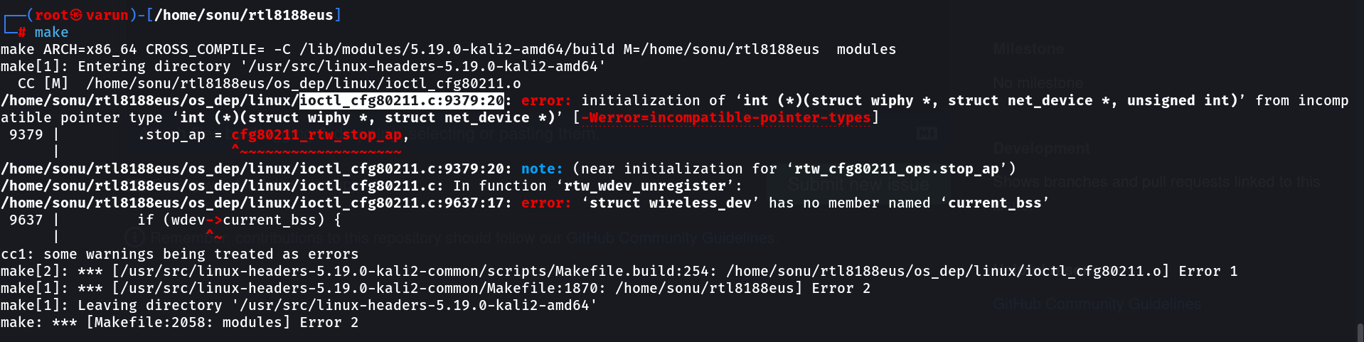 ioctl_cfg80211.c · Issue #1012 · aircrack-ng/rtl8812au · GitHub