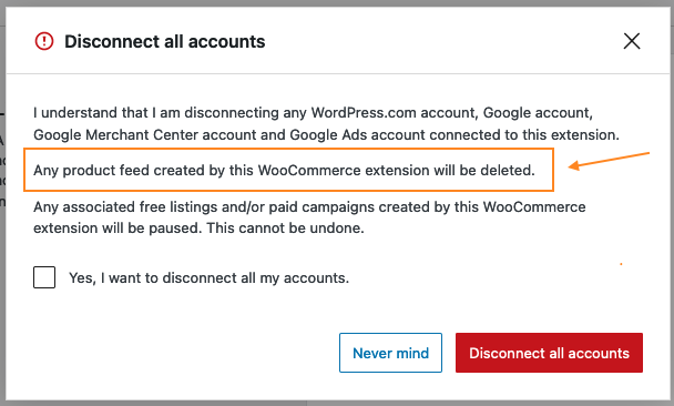 Delete the synced products on account disconnection · Issue #723 ...