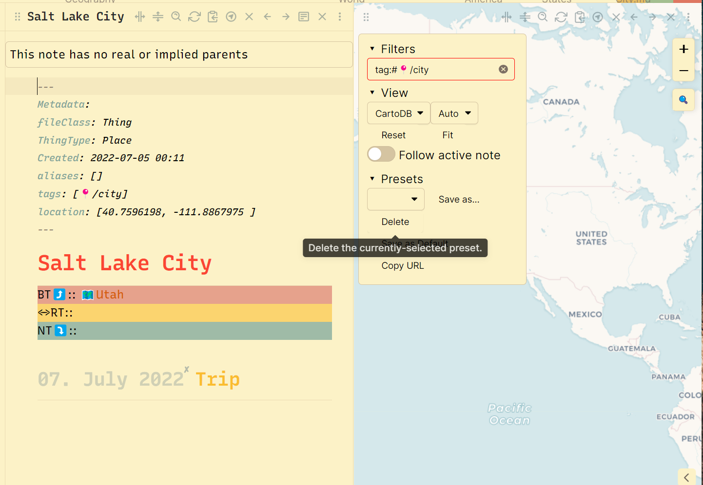 Bug: Map View Doesn't support Obsidian 'tags' YAML · Issue #106 · esm7/obsidian-map-view · GitHub