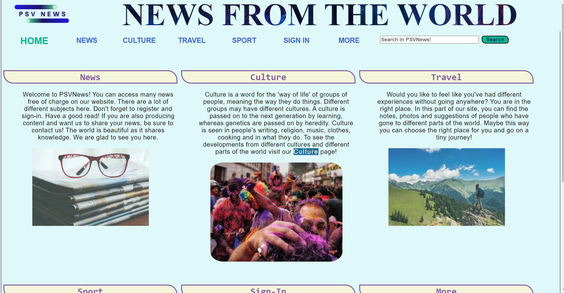 GitHub - pelinvarol/news-website